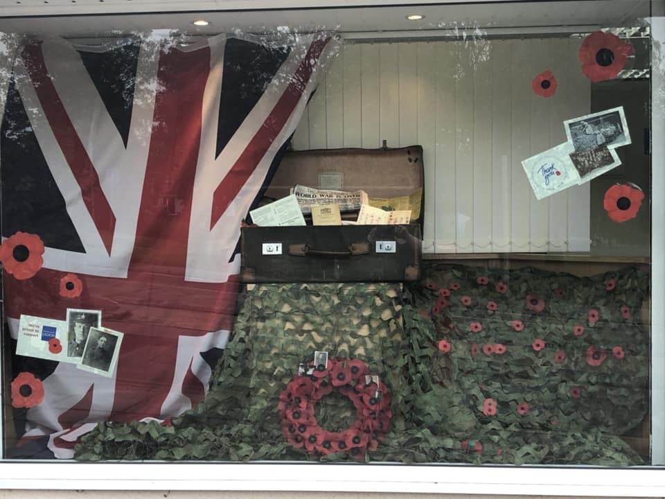 Remembrance window-2018 - Herongate Wood